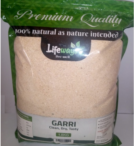 Lifeways Garri, Cassava Flakes 1.5kg, Clean and Dry